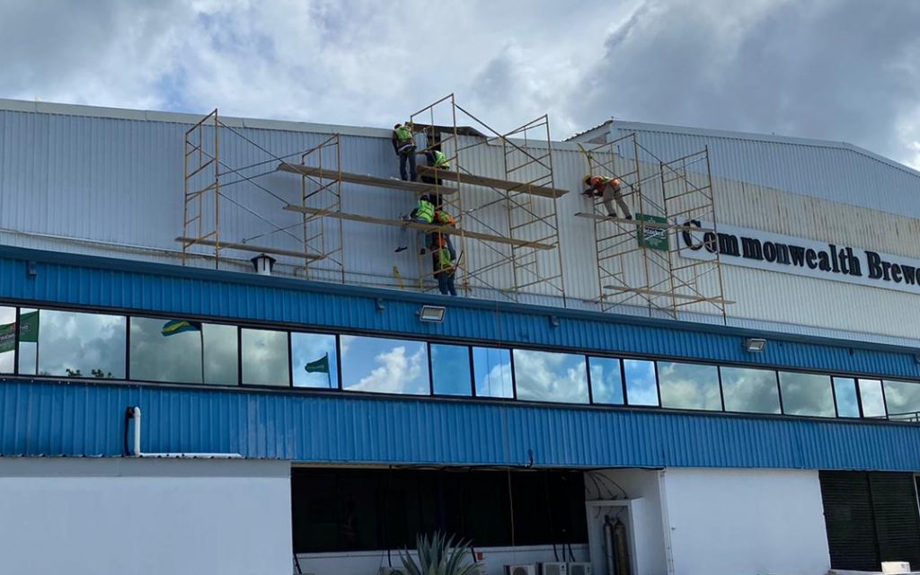 commonwealth brewery bahamas steel building renovation - TMC ...
